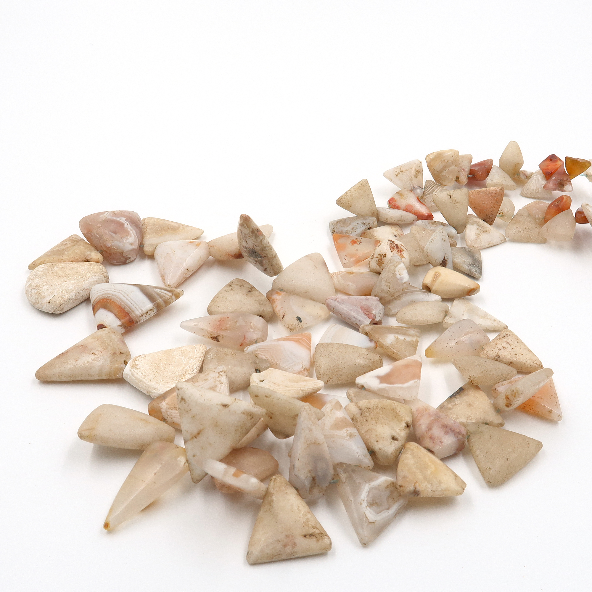 Ancient Tabular Quartz Beads Mali - KAZAART