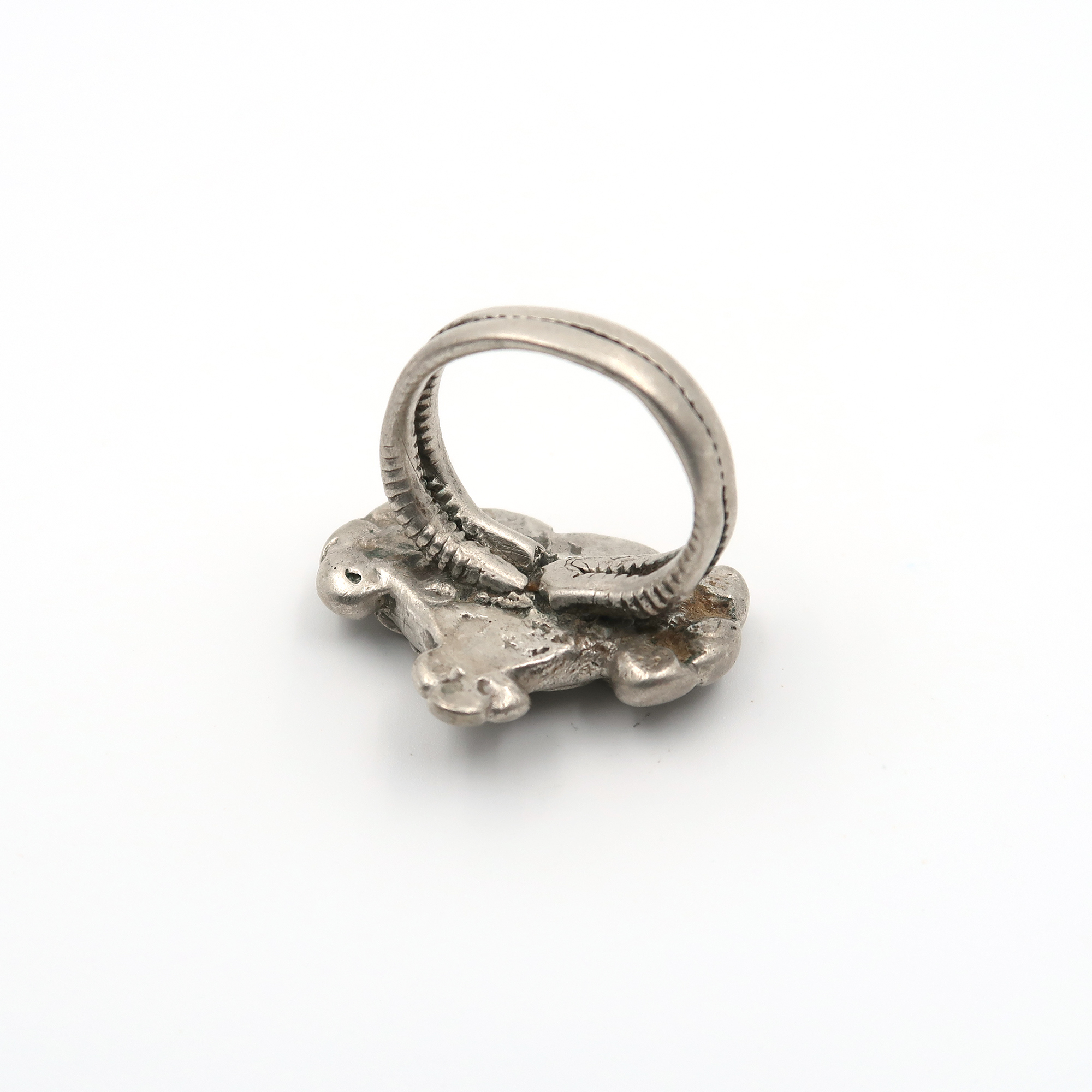 Fulani Silver Heart Ring US 9 1/2 - KAZAART