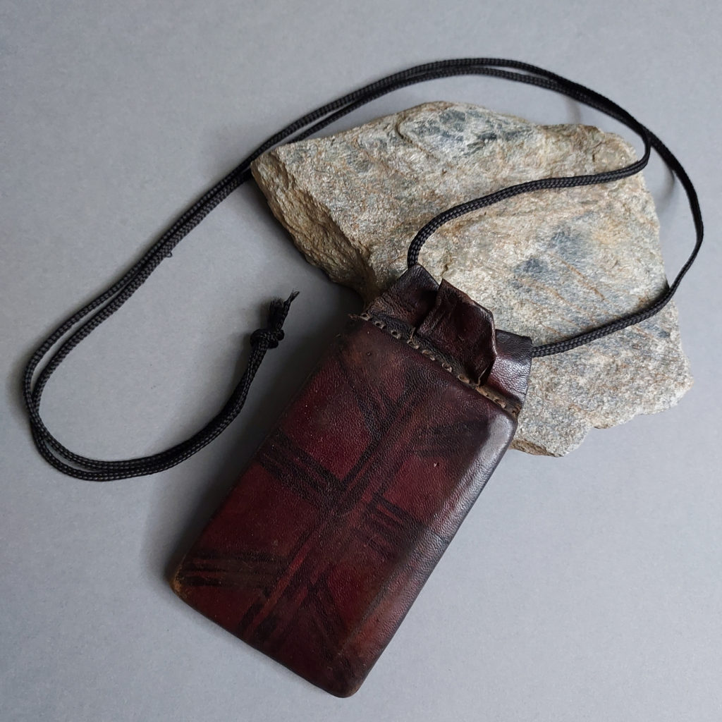 Authentic Wodaabe Leather Amulet - KAZAART
