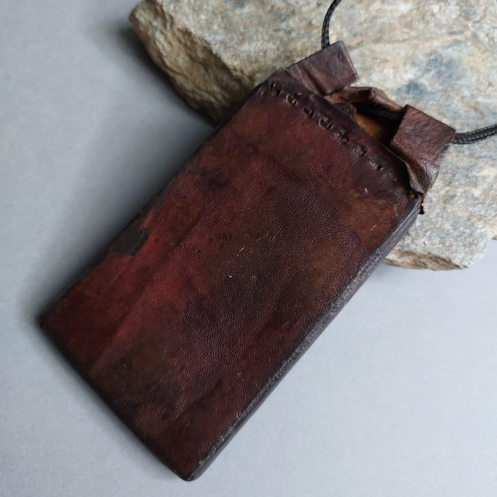 Authentic Wodaabe Leather Amulet - KAZAART